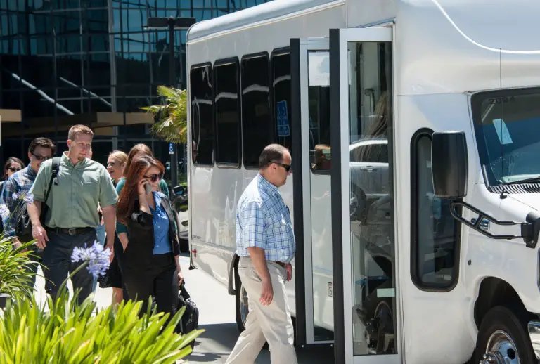 Employee Shuttle Bus Contracts By Reston Coach Bus Company