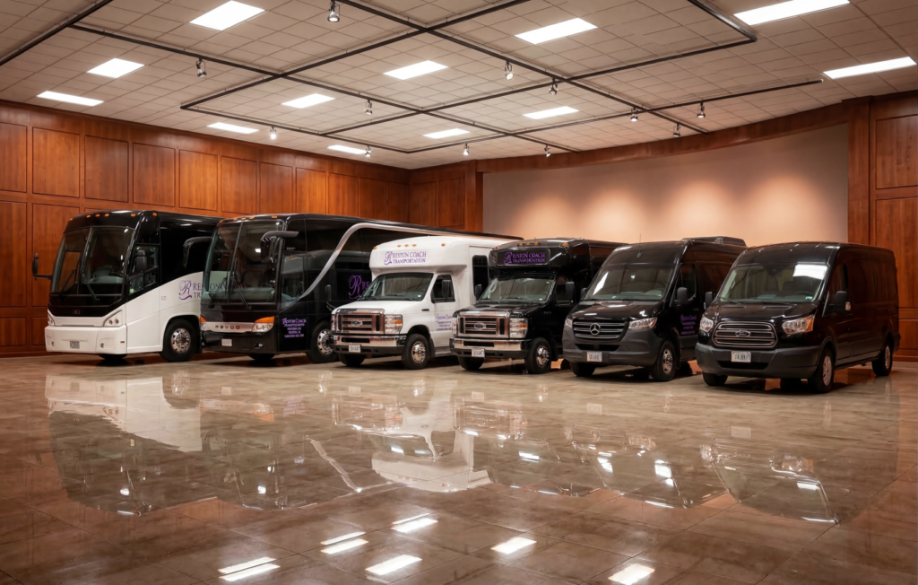 Charter Bus, Shuttle Bus & Limo Rental In DC Area | Reston